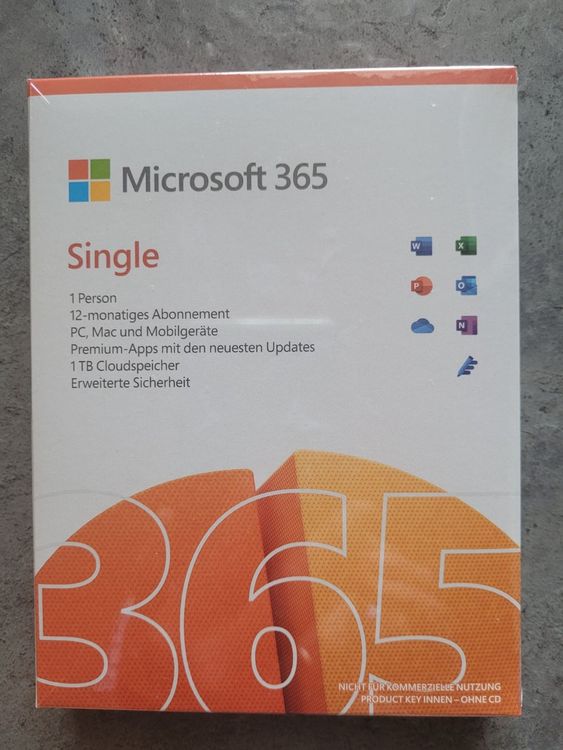 Microsoft 365 Single (Neu und originalverpackt) in Rieden SG für CHF 36 ...