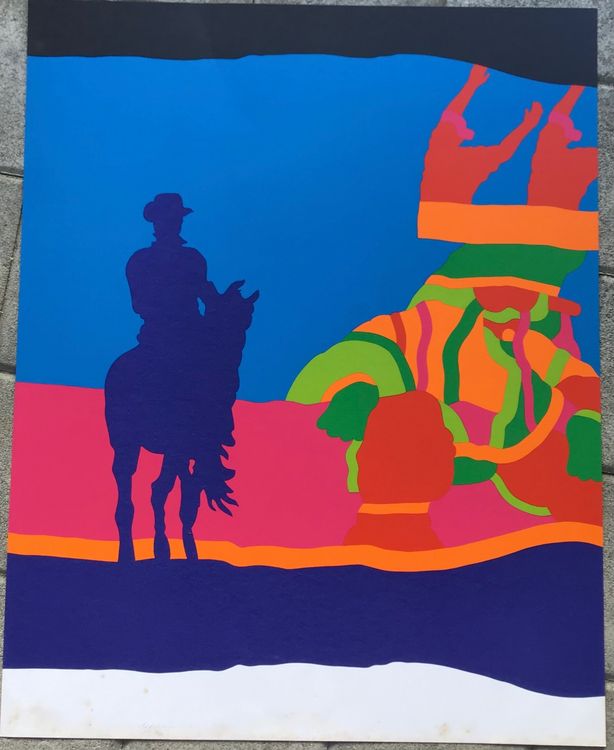 Urs DICKERHOF (1941) Grosse Lithographie Verso: Beschriftet | Kaufen auf Ricardo