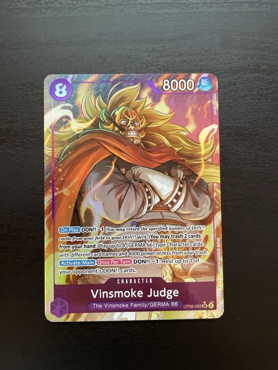 One Piece Vinsmoke Judge (op06-062) NM (Neu (gemäss Beschreibung)) in ...