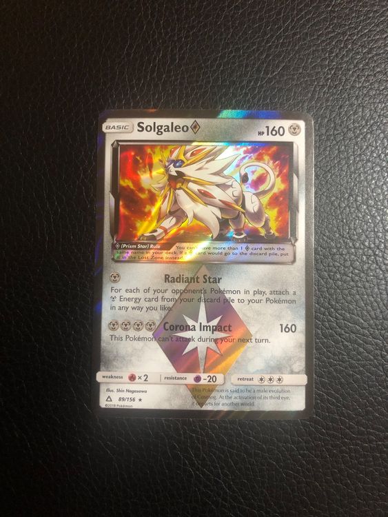 S&M Ultra Prism - Solgaleo Prism 89/156 Ab 1 | Kaufen auf Ricardo