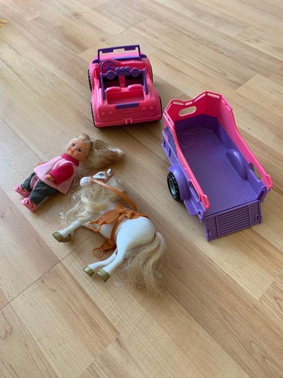 Barbie Simba poney et voiture remorque | Kaufen auf Ricardo
