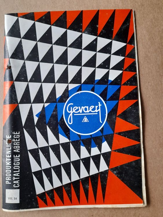 Catalogue Gevaert Photo 1954 Vintage Collectionneur | Kaufen auf Ricardo