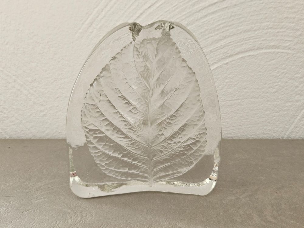Vase Walther années 70 vintage design déco ancien Feuille (Gebraucht ...
