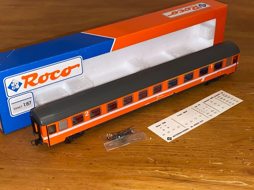 H0/DC Roco ÖBB Eurofima 1/2Kl Neu Portof | Kaufen auf Ricardo