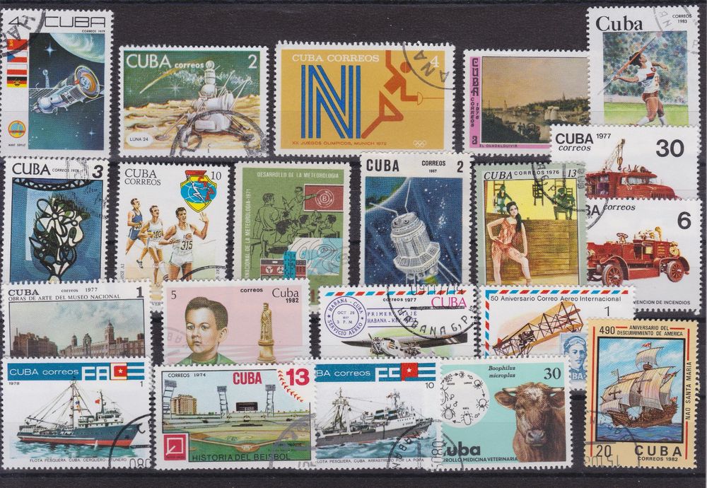 21 BRIEFMARKEN AUS KUBA (Gebraucht) in Oberrieden für CHF 3 – mit ...