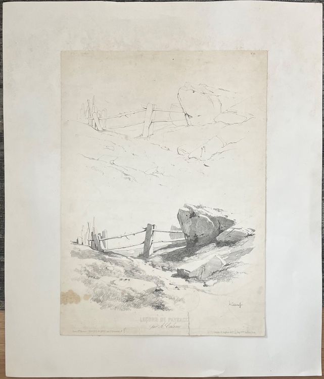 Alexandre Calame (1810-1864) Lithographie (Gebraucht) in für CHF 5 ...