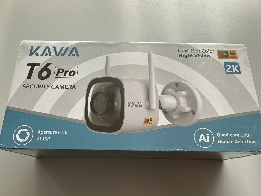 Kawa T6 Pro Sicherheitskamera mit Farb-Nacht-Vision | Kaufen auf Ricardo