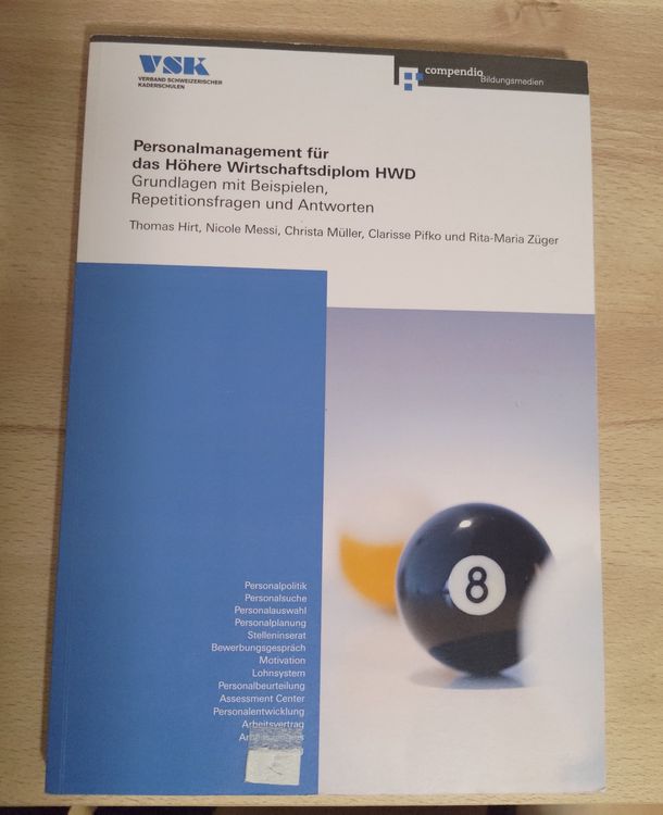 Personalmanagement für das Höhere Wirtschaftsdiplom HWD Buch | Kaufen ...
