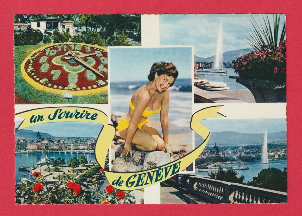 Erotik Ansichtskarte SOURIRE de GENEVE Pin-up (Gebraucht) in Zürich für CHF 5 – mit Lieferung ...