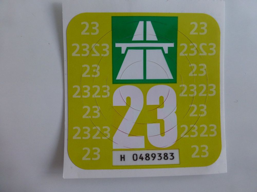 Autobahn Vignette, neu für 2023 | Kaufen auf Ricardo