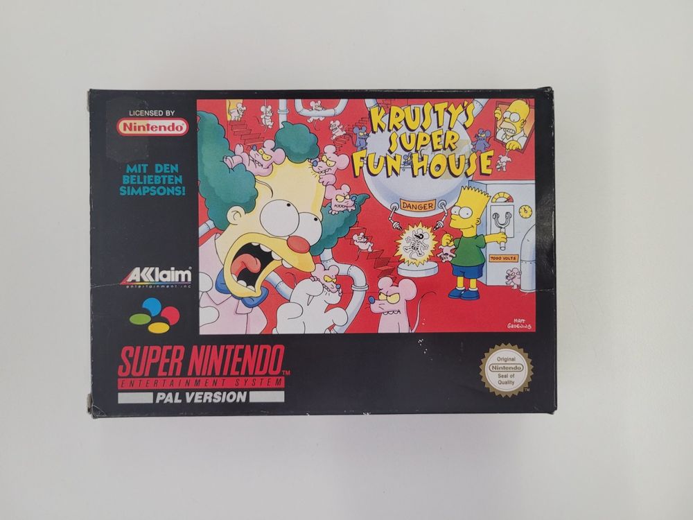 Krusty`s Super Fun House, SNES, mit OVP (Gebraucht) in Uezwil für CHF ...