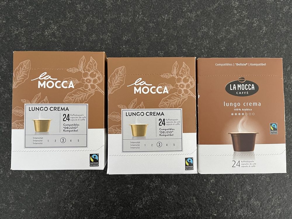 la Mocca Lungo Crema für Delizio (48 Kapseln) | Kaufen auf Ricardo