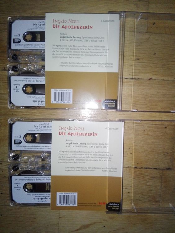 Die Apothekerin (Ingrid Noll) > Roman / 4-MC's