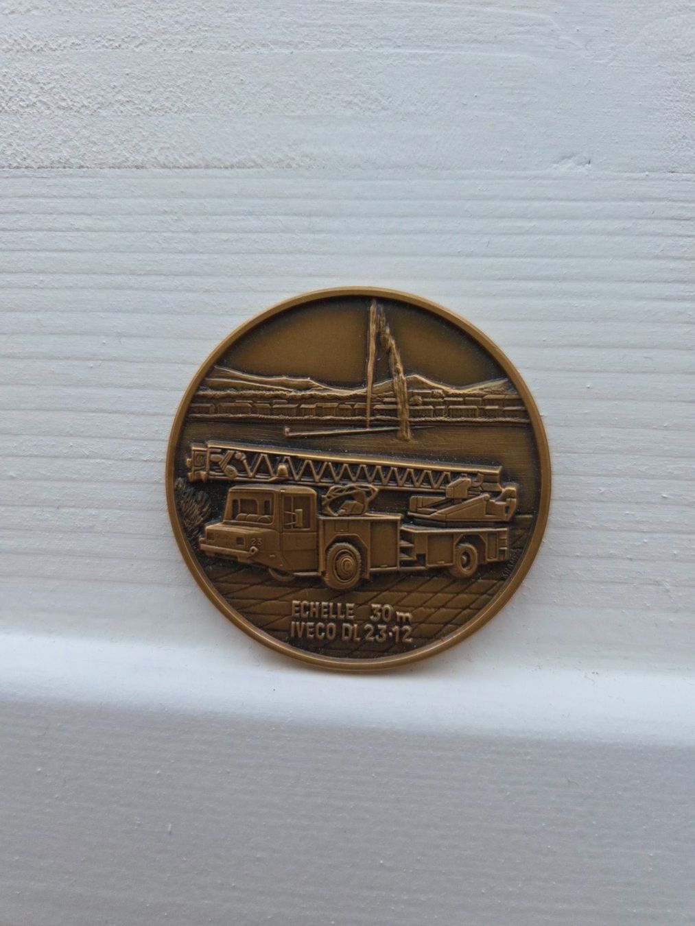 Médaille ancienne - 150 ans Sapeurs Pompiers Genève (Gebraucht) in ...