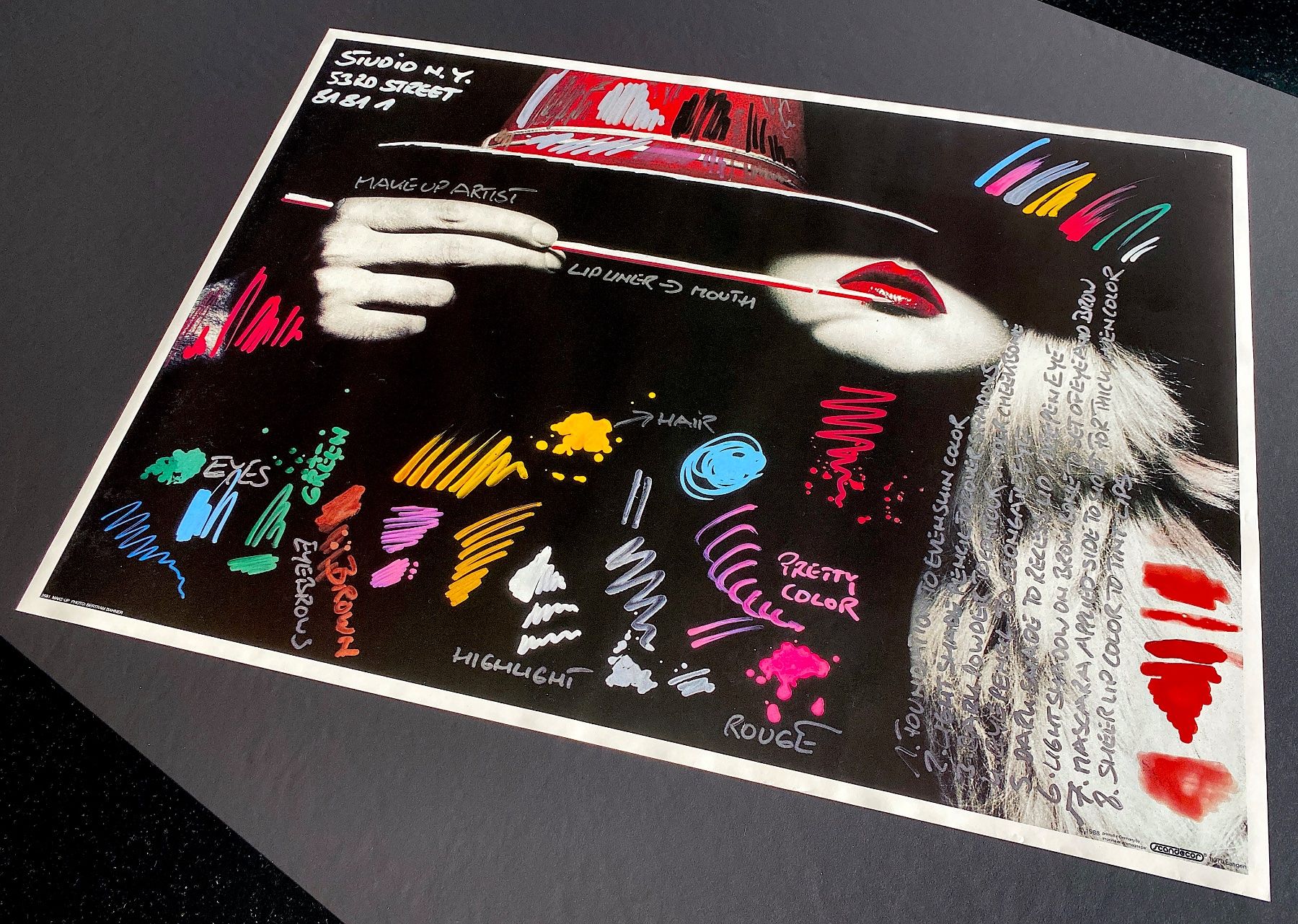 👩🏼‍🎨 Art Poster, Make up, Neuwertig! 🎨 (Neu (gemäss Beschreibung)) in ...