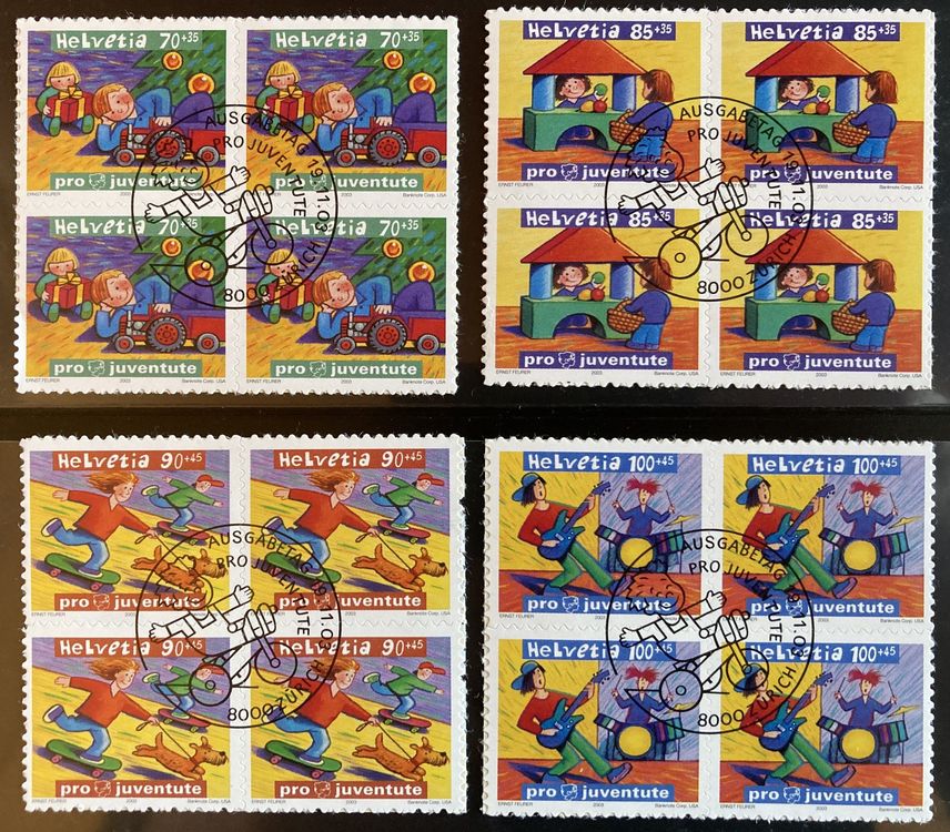 2003, PJ Viererblock Serie J369B-J372B ET gest., SBK 192 Fr. (Gebraucht ...