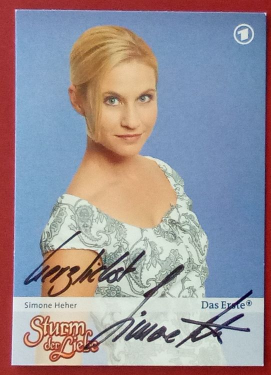 Simone Heher Autogramm signiert Fotopostkarte 10x15cm (Gebraucht) in ...