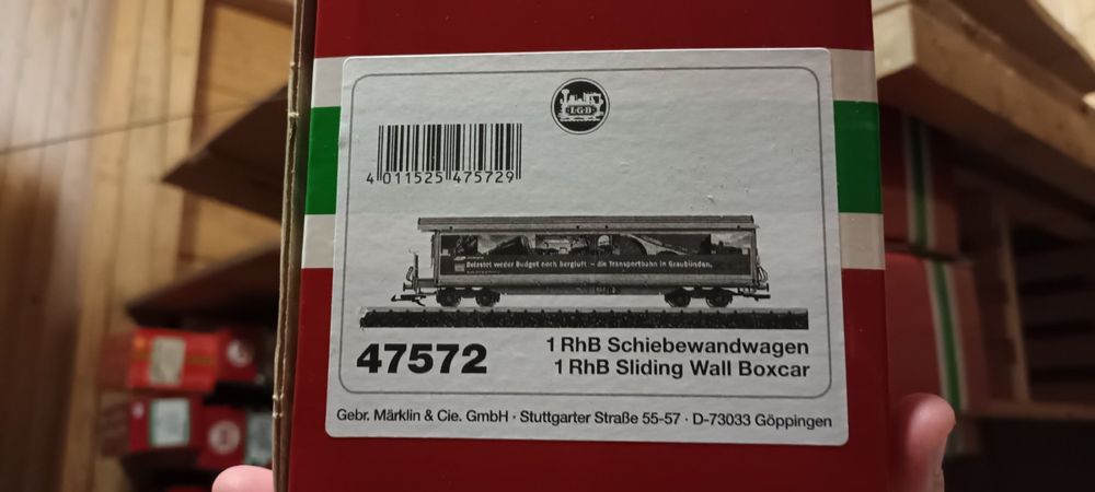 LGB 47572 RhB Schiebewandwagen (Neu und originalverpackt) in Zollikofen ...