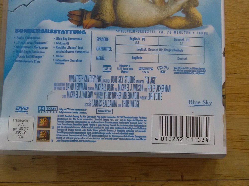 Ice Age (1-5) -Volle Ladungs-Packet- >5'DVD's