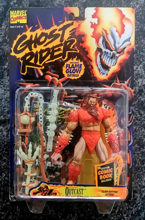 Outcast 1996 Vintage Action Figur Ghost Rider Marvel Comics (Neu und ...
