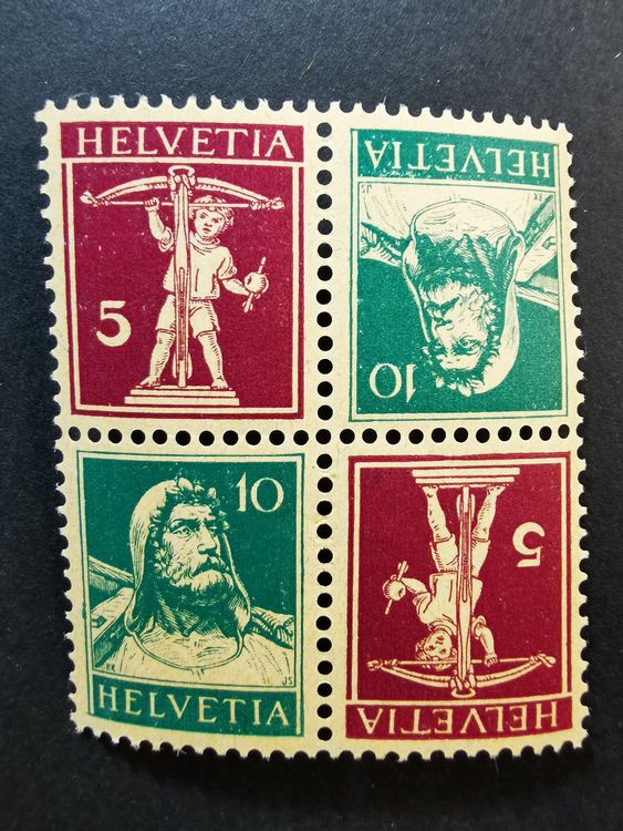 TR55 Bloc Timbre Suisse Non Oblitere (Gebraucht) in Cousset für CHF 1.5 – mit Lieferung auf ...