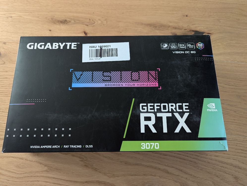 Gigabyte Vision OC RTX 3070 8GB inkl. OVP (Defekt) in Dielsdorf für CHF ...
