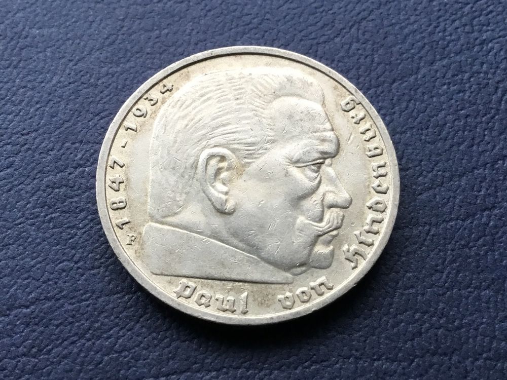 5 Reichsmark 1937 F Selten (Gebraucht) in St. Margrethen SG für CHF 42 – mit Lieferung auf ...