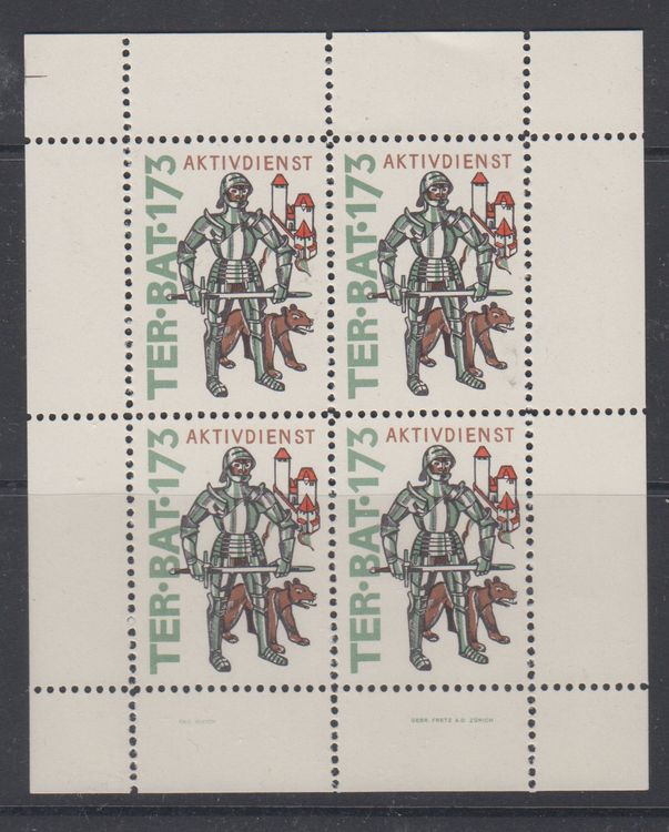 Territorialtruppen 337/3** Ter.Bat.173 Kat.15.- (Gebraucht) in ...