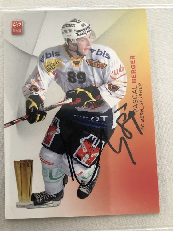 Pascal Berger SCB Langnau Hockey Card signiert | Comprare su Ricardo