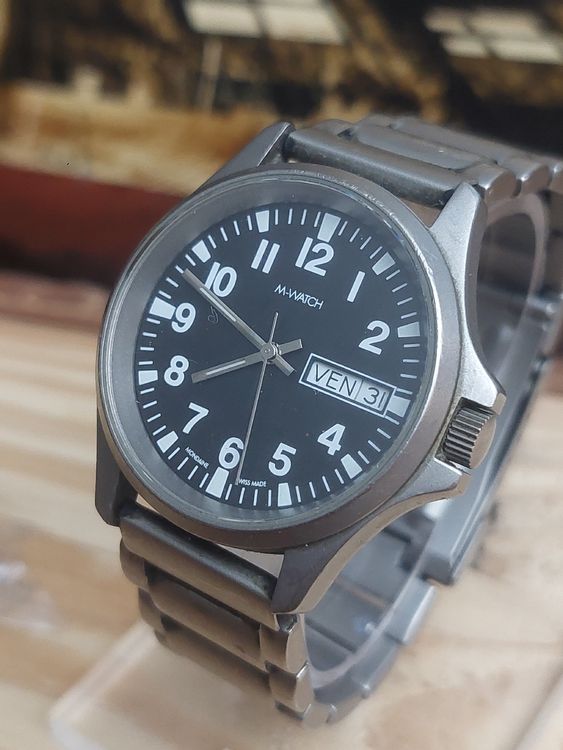 M Watch Titanium Herrenuhr (Gebraucht) in Flamatt für CHF 78 – mit ...