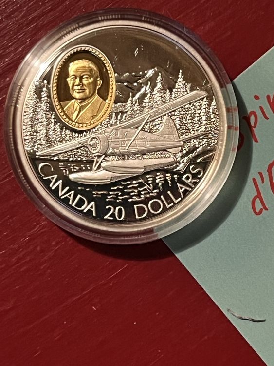 Monnaie 20 Dollars Canada 1991 Havilland Beaver (Neu und ...