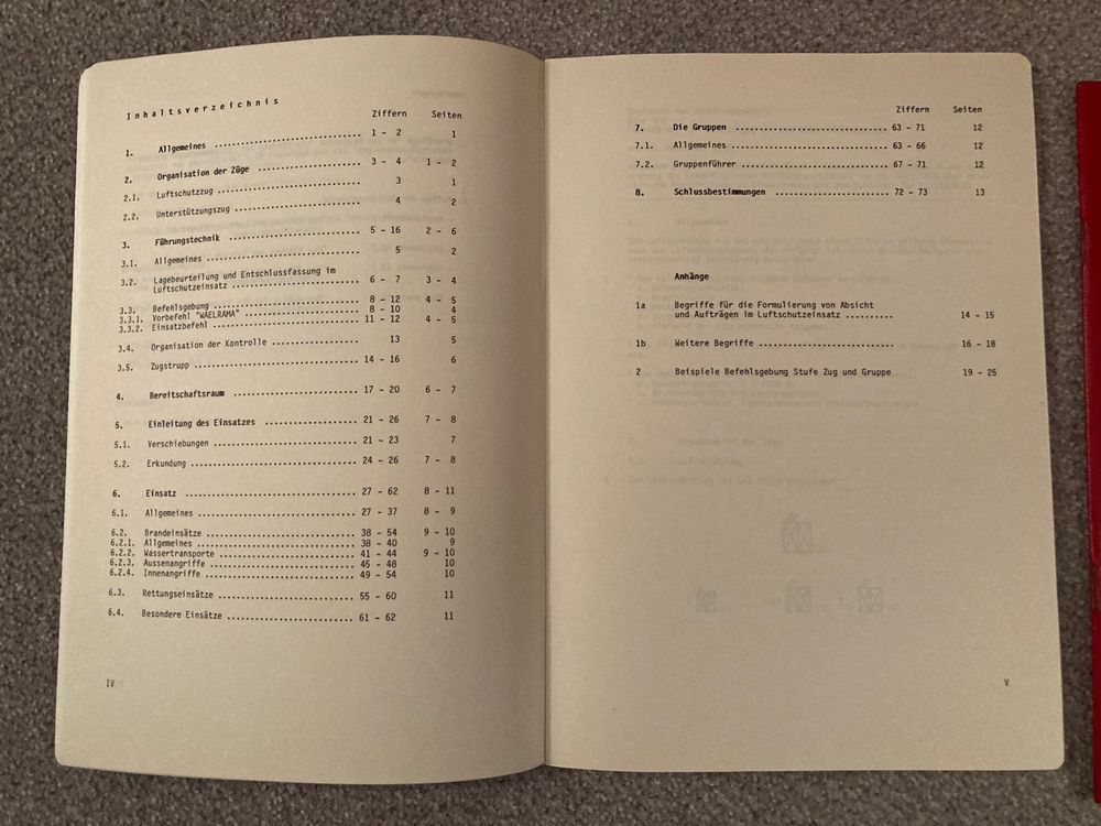 2 Reglemente Luftschutztruppen - Schweizer Armee (Gebraucht) in Brütten ...