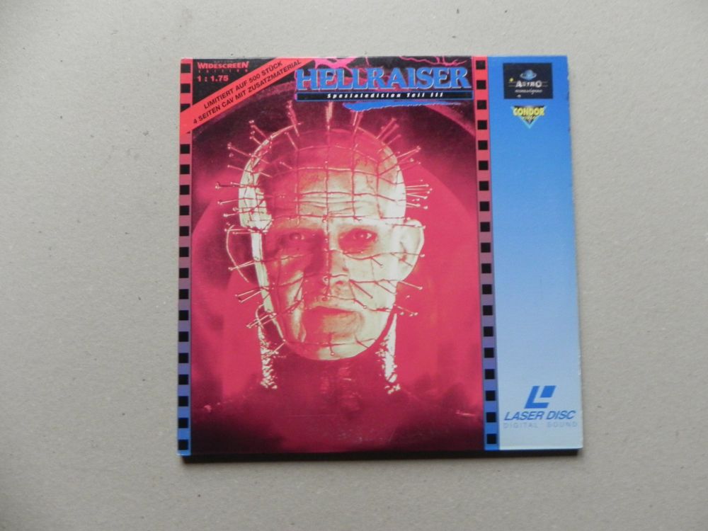 Laserdisc Horror Movie Hellraiser Limitiert 500 Stück 1996 (Gebraucht) in Siebnen für CHF 36 ...