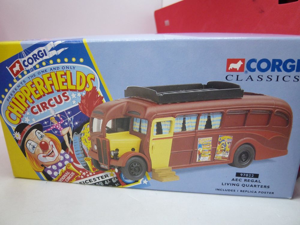 Corgi -Chipperfields Circus - AEC regal Living Quarters -NEW (Neu ...