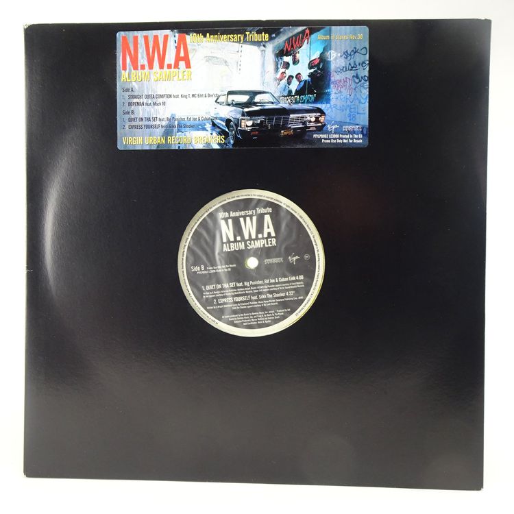 N.W.A. - 10th Anniversary Tribute Album Sampler Yellow Vinyl (Gebraucht ...