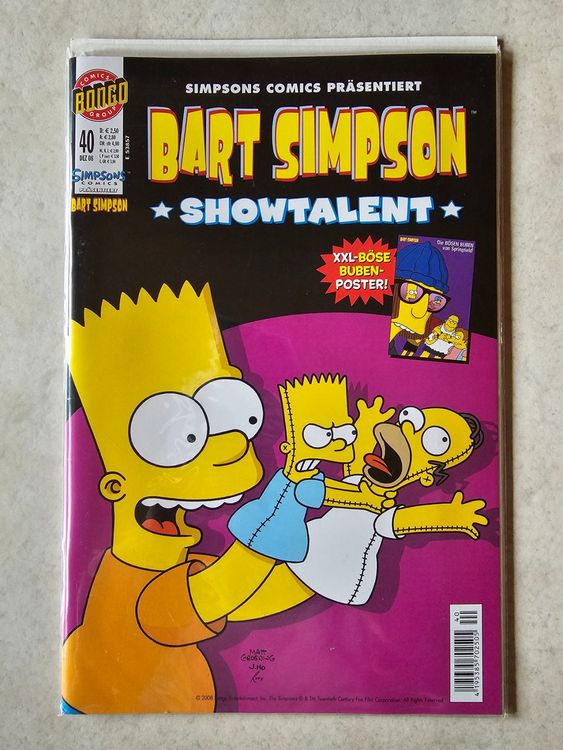 Bart Simpson #40 (Gebraucht) in Schneisingen für CHF 2 – mit Lieferung auf Ricardo kaufen