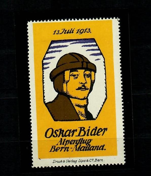 Vignette Oskar Bider 1913 (Gebraucht) in Hochdorf für CHF 10 – mit ...