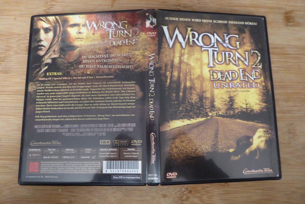 DVD Wrong Turn 2 Dead End unrated (Gebraucht) in Allschwil für CHF 10 – mit Lieferung auf ...