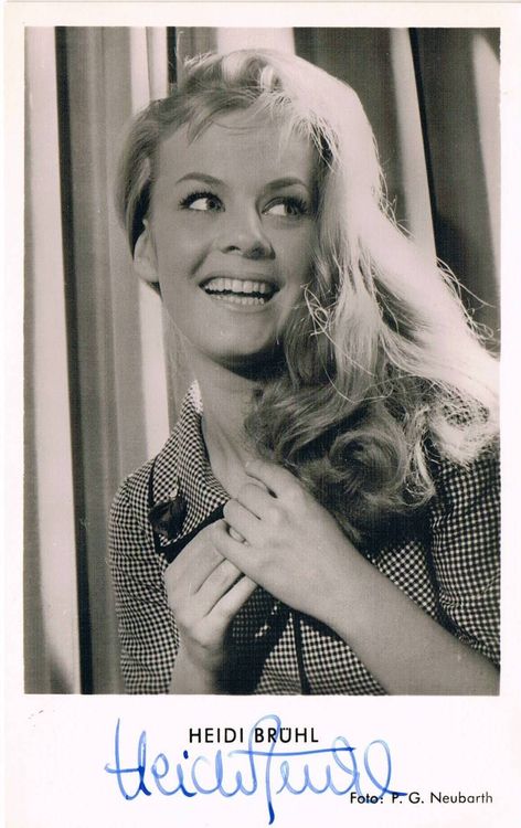 Heidi Brühl 1942-91 Autogramm signiert Vintage Foto 9x14cm (Gebraucht) in Bischofszell für CHF ...