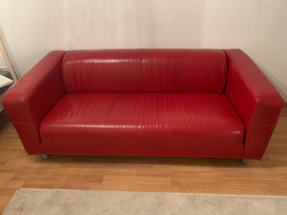 Lounge Sofa Rot (Gebraucht) in Aesch BL für CHF 50 – nur Abholung auf ...