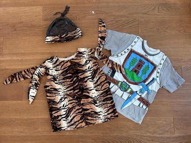 Fasnachtskostüm / Verkleidung Tiger / Ritter Gr. 140 (Gebraucht) in ...