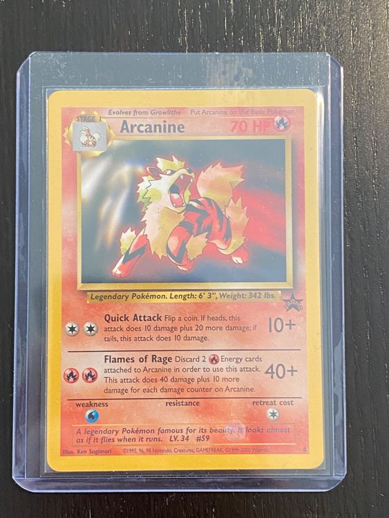 Arcanine #6 Black Star Promo (Gebraucht) in Unterentfelden für CHF 16 ...