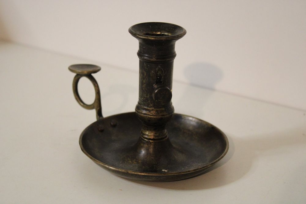 Antiker Kupfer Kerzenhalter - höhenverstellbar | Kaufen auf Ricardo