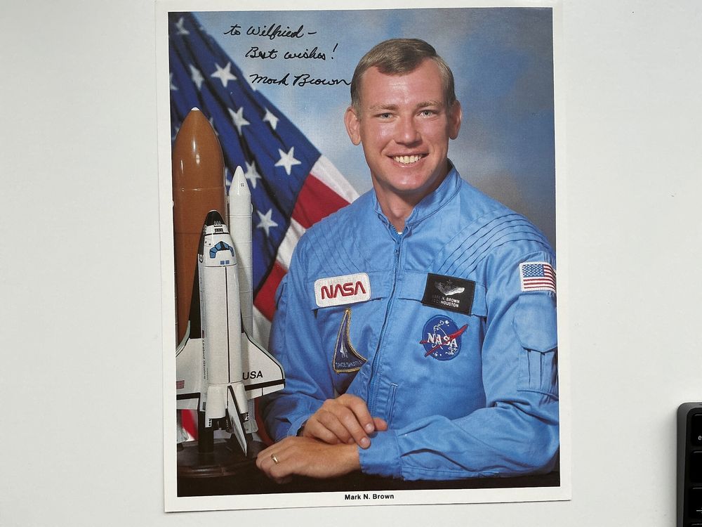 Weltraum OU Mark Brown NASA Original Porträt 8*10 signiert (Gebraucht ...