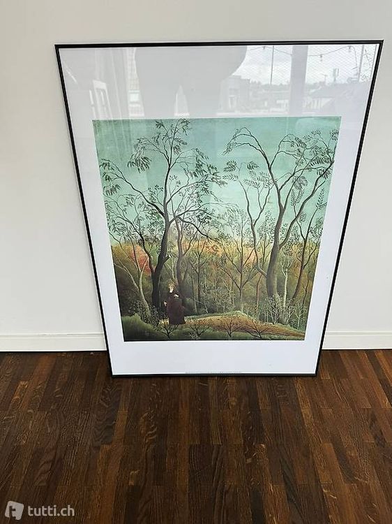 Kunstdruck: Spaziergang im Wald Gemälde von Henri Rousseau (Gebraucht) in Zug für CHF 50 – mit ...