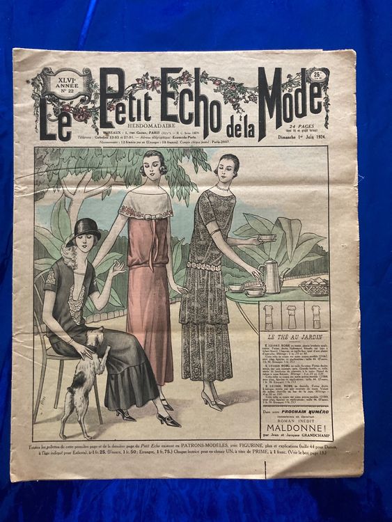 Le Petit Echo de la Mode 1924 (Gebraucht) in Aarwangen für CHF 8 – nur ...