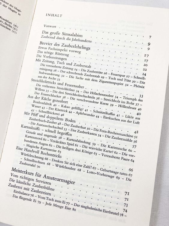 Das 1x1 der Zauberei Gööck 1966 Buch Zaubertricks Magic (Gebraucht) in ...