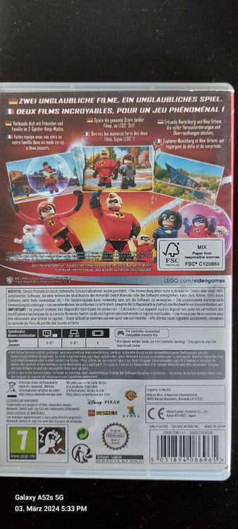 The incredibles Nintendo switch | Kaufen auf Ricardo