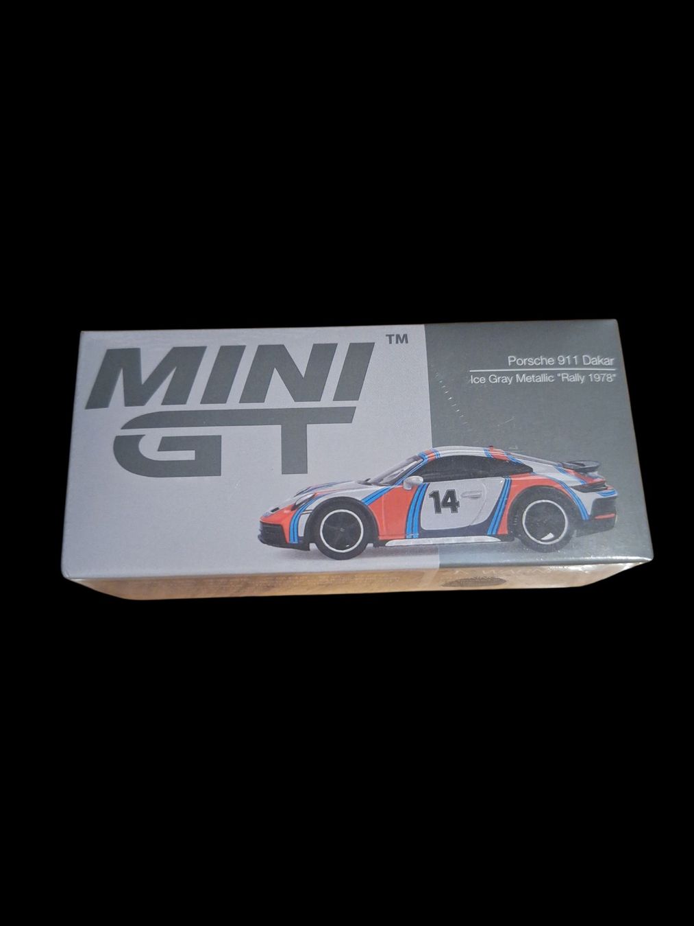 Mini GT #964 Porsche 911 Dakar Ice Gray Metallic "Rally 1978 (Neu und ...