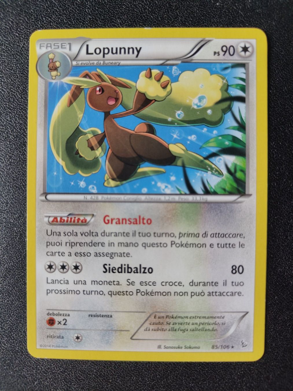 Lopunny 85/106 Pokémon XY Flashfire 2014 (IT) ab 1.- (Gebraucht) in ...